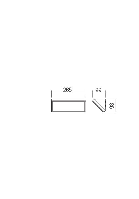 MAKO AP LED SMD 12W IP65 DG 3000K | Gabrovski